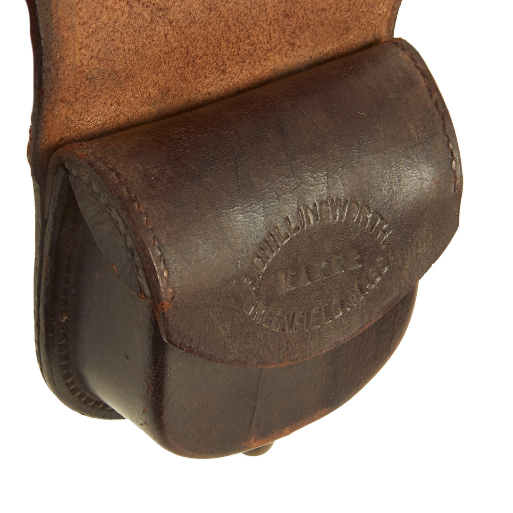 Original U.S. Civil War M-1851 Leather Federal Percussion Cap Box Pouc ...