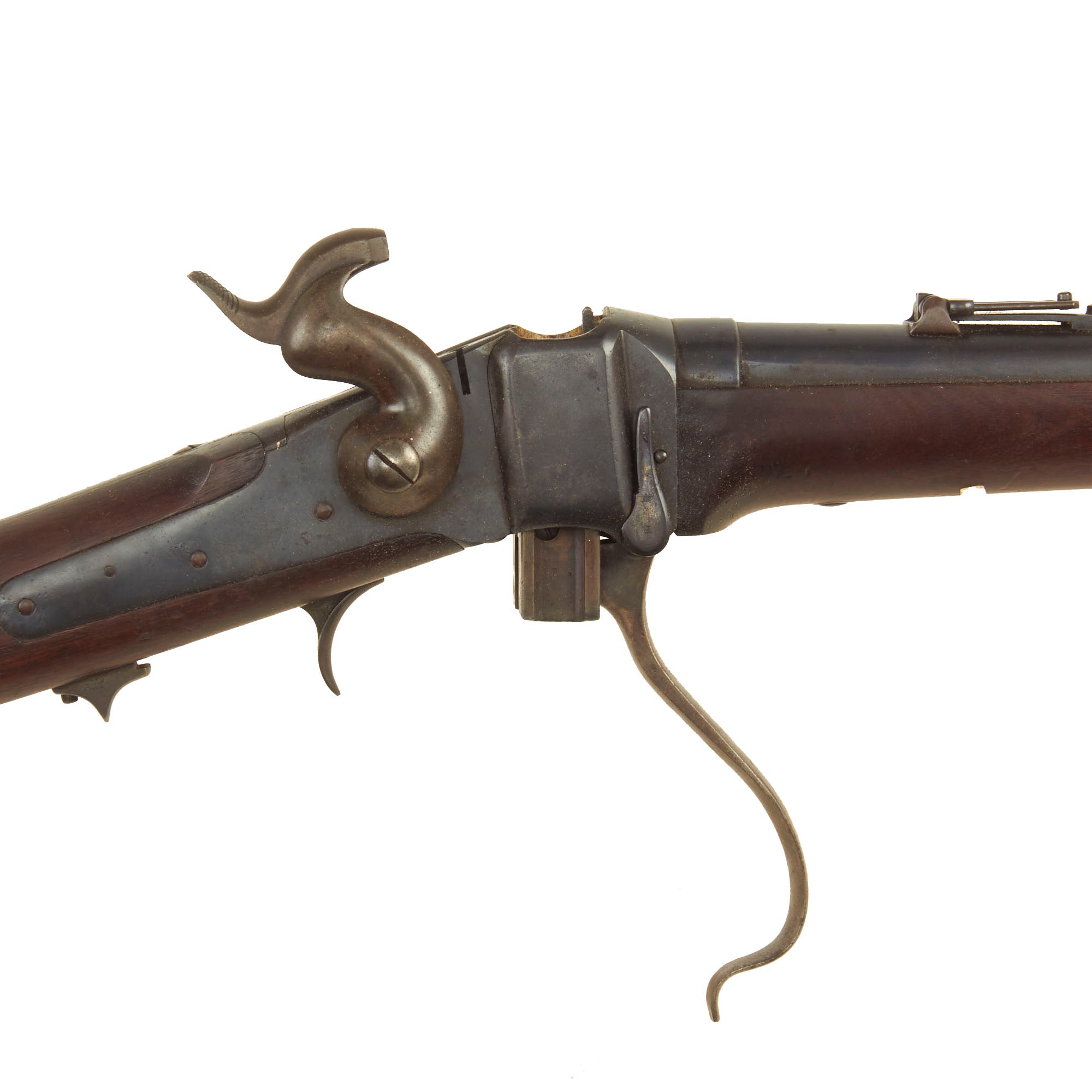 Original U.S. Civil War Sharps New Model 1859 Carbine Converted to .50 ...