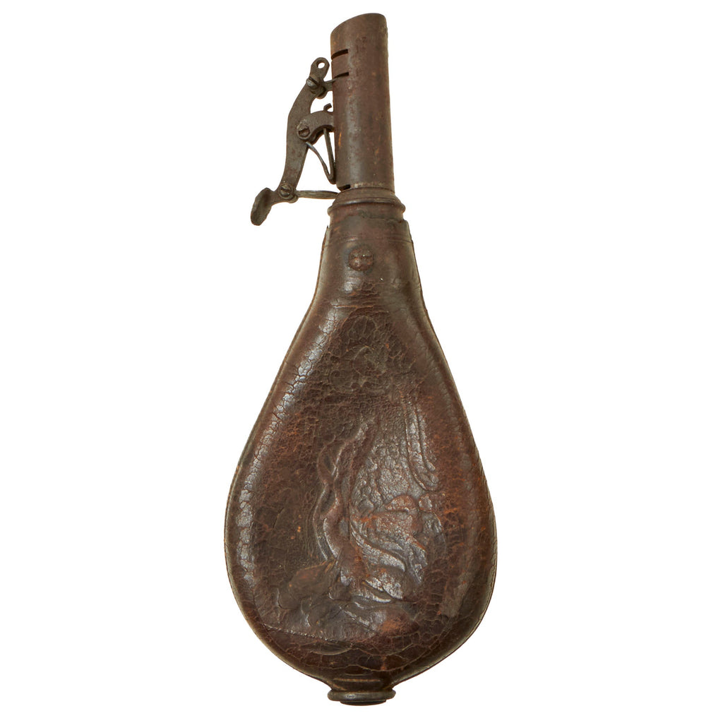 Original U.S. Civil War Era Named Powder Flask & Shot Flask ...