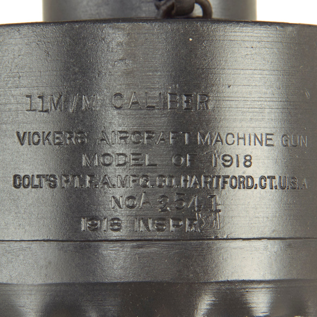 Original U.S. WWI Model 1918 Colt Vickers Aircraft Display Machine Gun ...