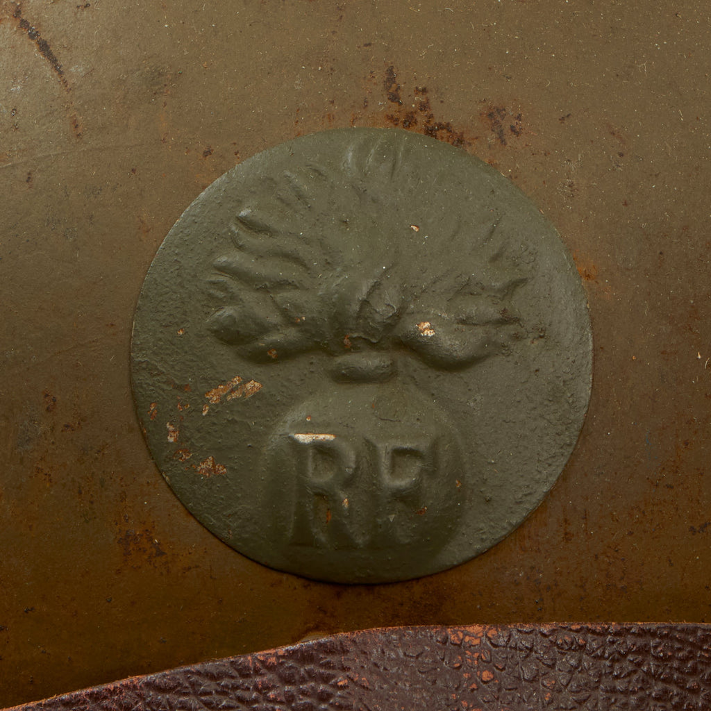 Original French WWII M1926 Adrian Helmet with Liner and Chinstrap - Ol ...