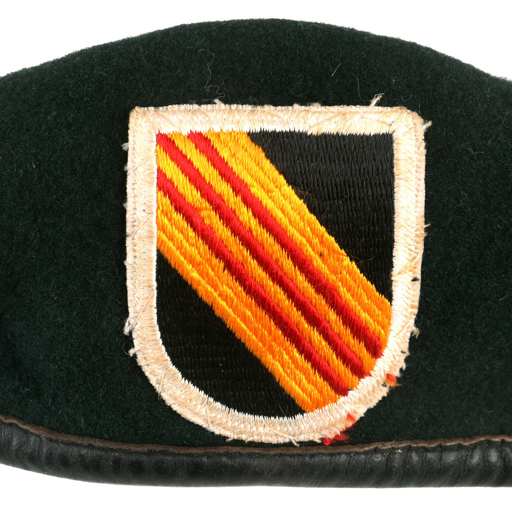 Original U.S. Vietnam War 5th Special Forces Group SFG Airborne Green ...