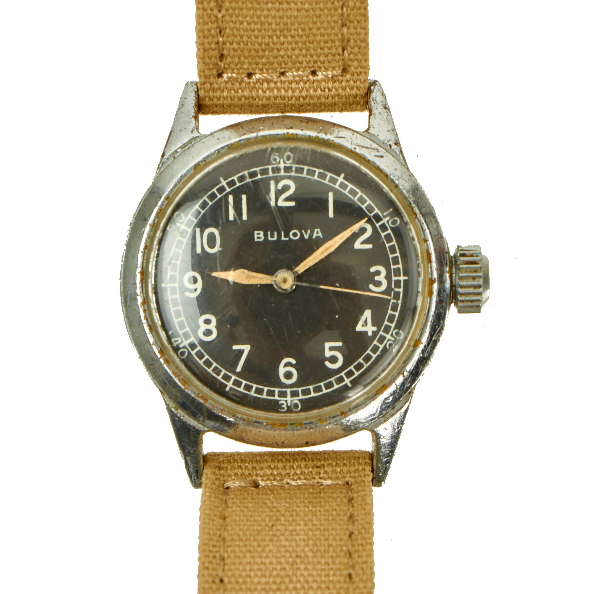 Original U.S. WWII 1942 Type A-11 USAAF Wrist Watch by Bulova - Fully ...
