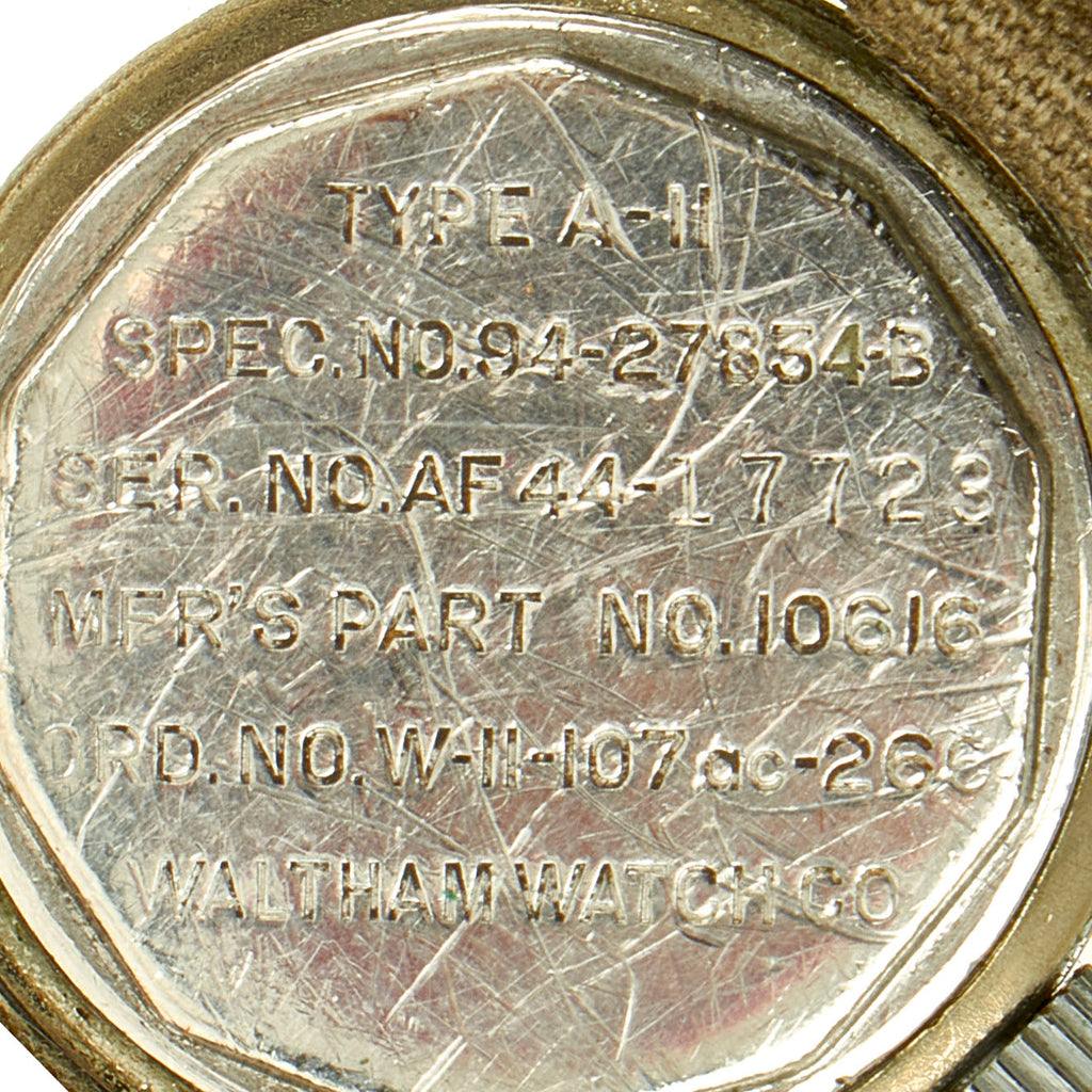 Original U.S. WWII 1944 Dated Type A-11 US Army Wrist Watch by Waltham ...