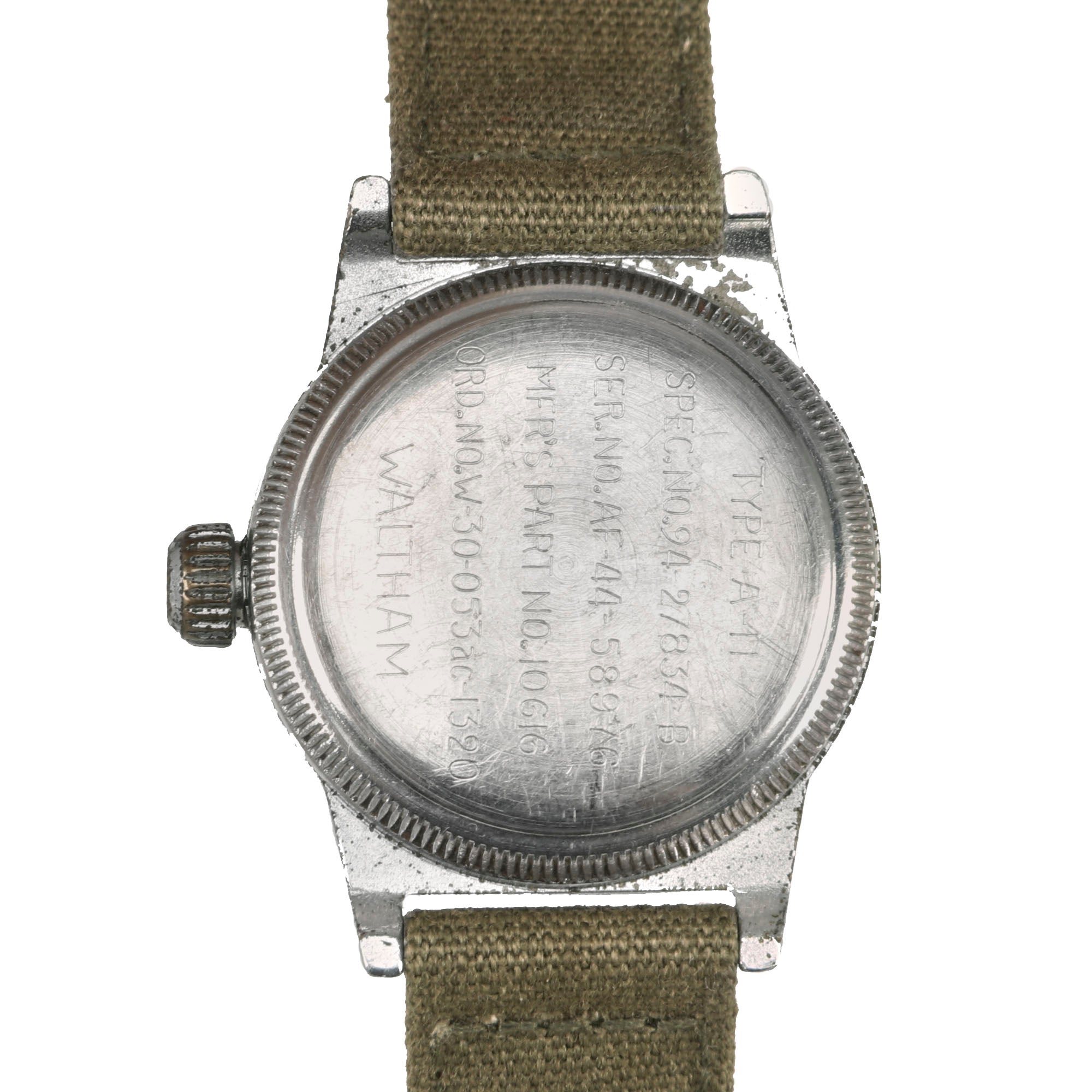 Original U.S. WWII 1944 Dated Type A-11 US Army Wrist Watch by Waltham ...