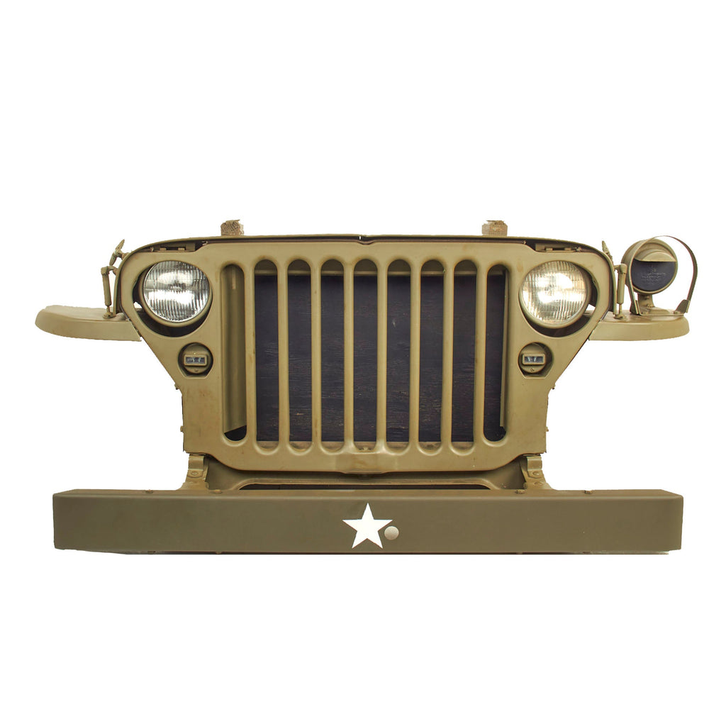 Original U.S. WWII Willys MB Jeep Front End Wall Display ...