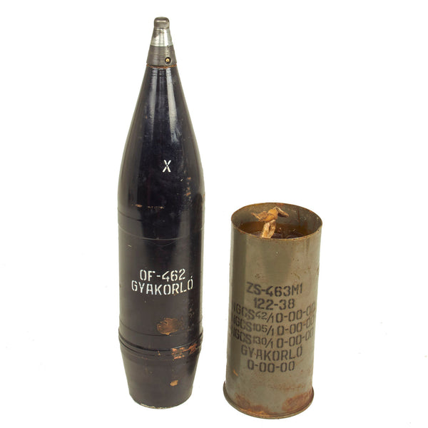 Original Soviet Cold War Era Polish Used 122mm Practice Shell With Cas ...