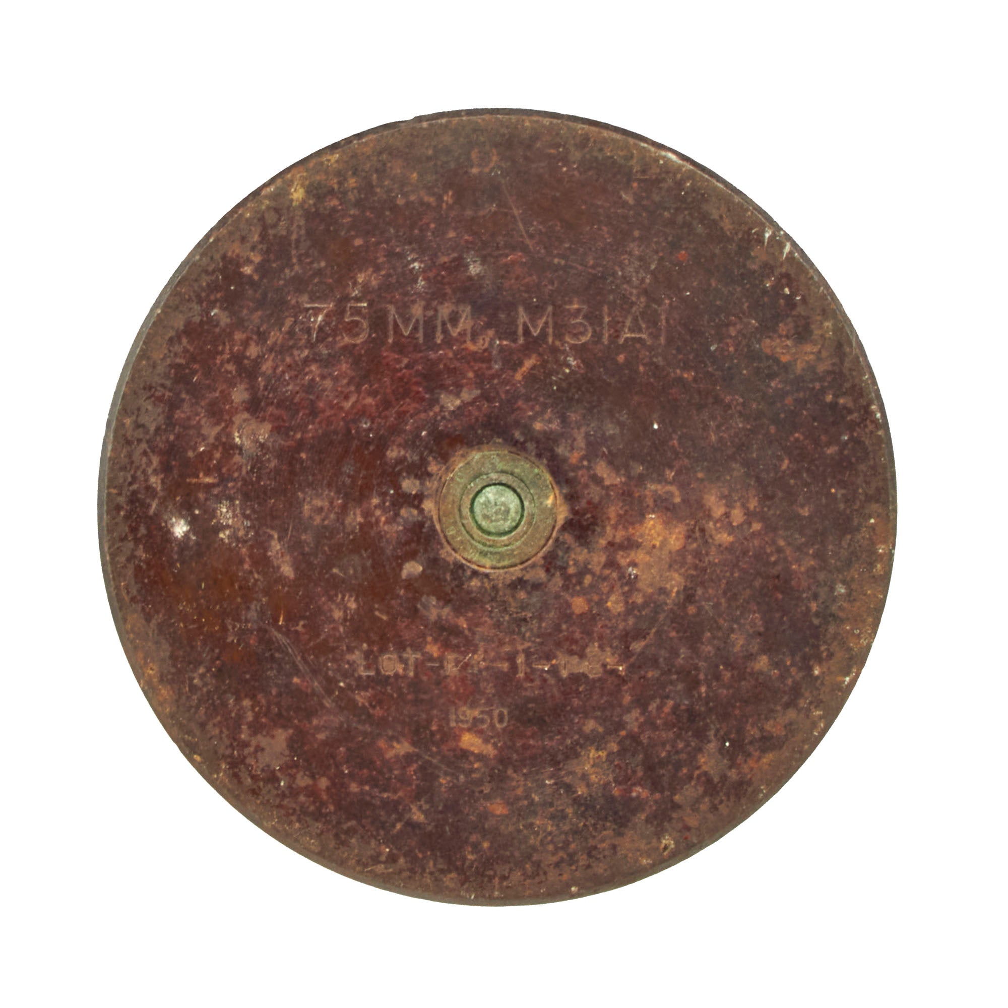 Original U.S. Korean War 75mm M20 Recoilless Rifle 1950 Dated Inert M3 ...