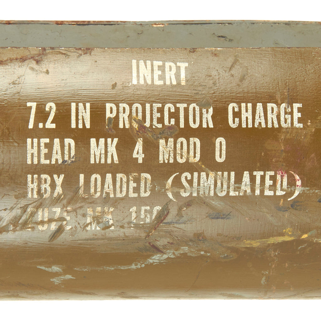 Original U.S. Navy WWII Mousetrap Anti-Submarine Rocket Inert Cutaway ...