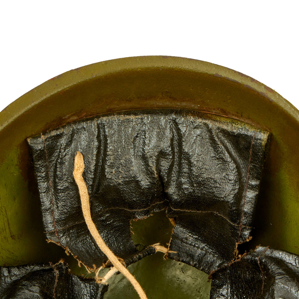 Original WWII Russian Soviet SSh-40 Steel Combat Helmet with Post War ...