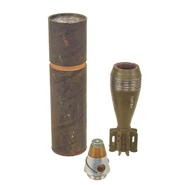 Original U.S. WWII 1944 Dated M49A2 60mm Deactivated Mortar Round with ...