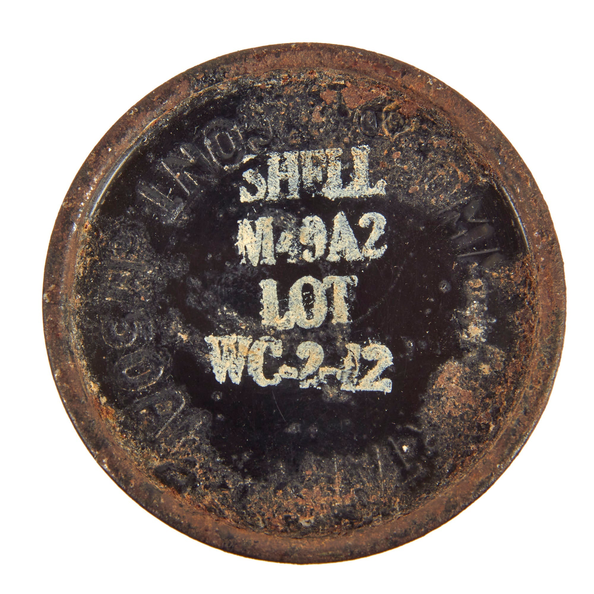 Original U.S. WWII 1944 Dated M49A2 60mm Deactivated Mortar Round with ...