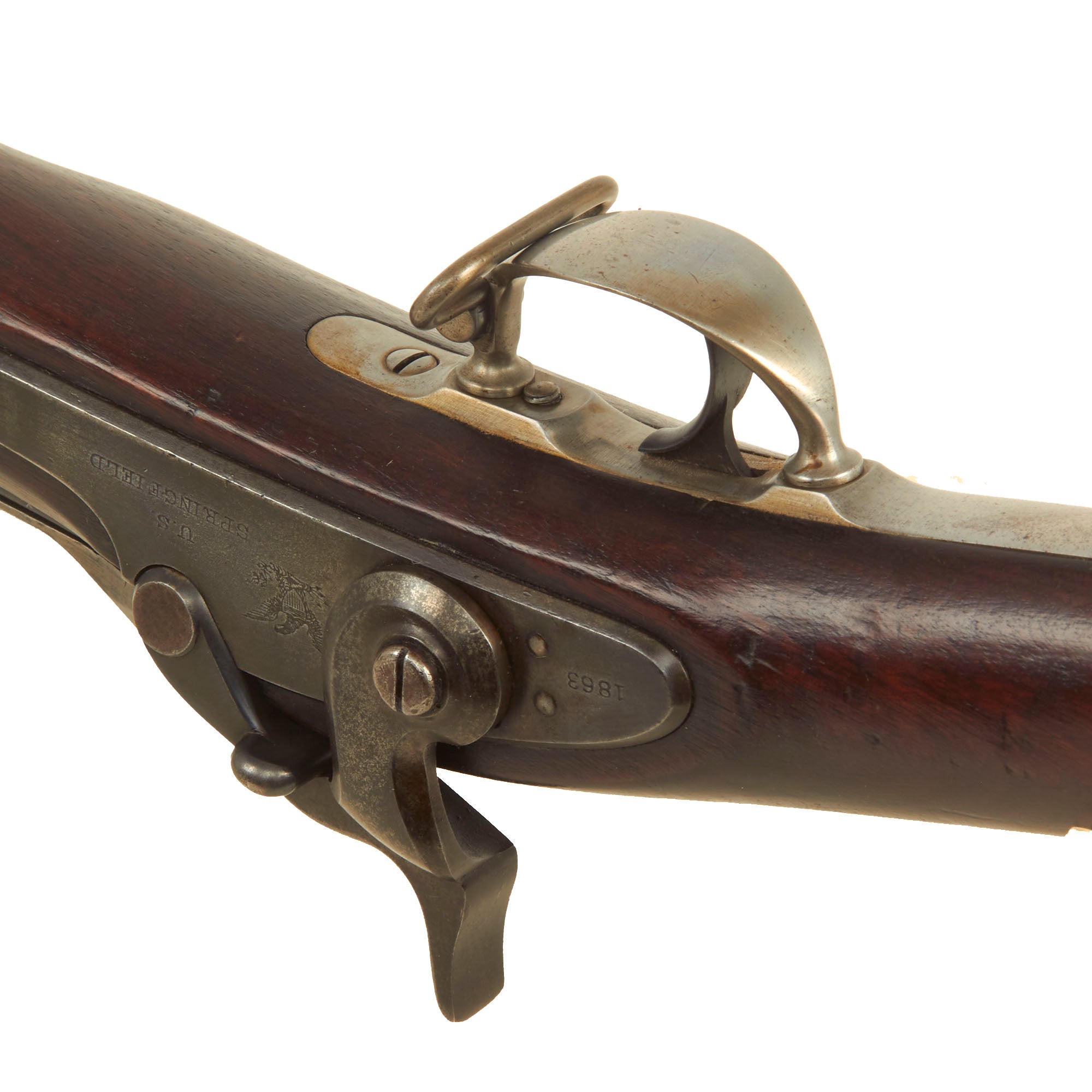 Original U.S. Civil War Springfield M-1863 Converted to M-1868 Allin T ...