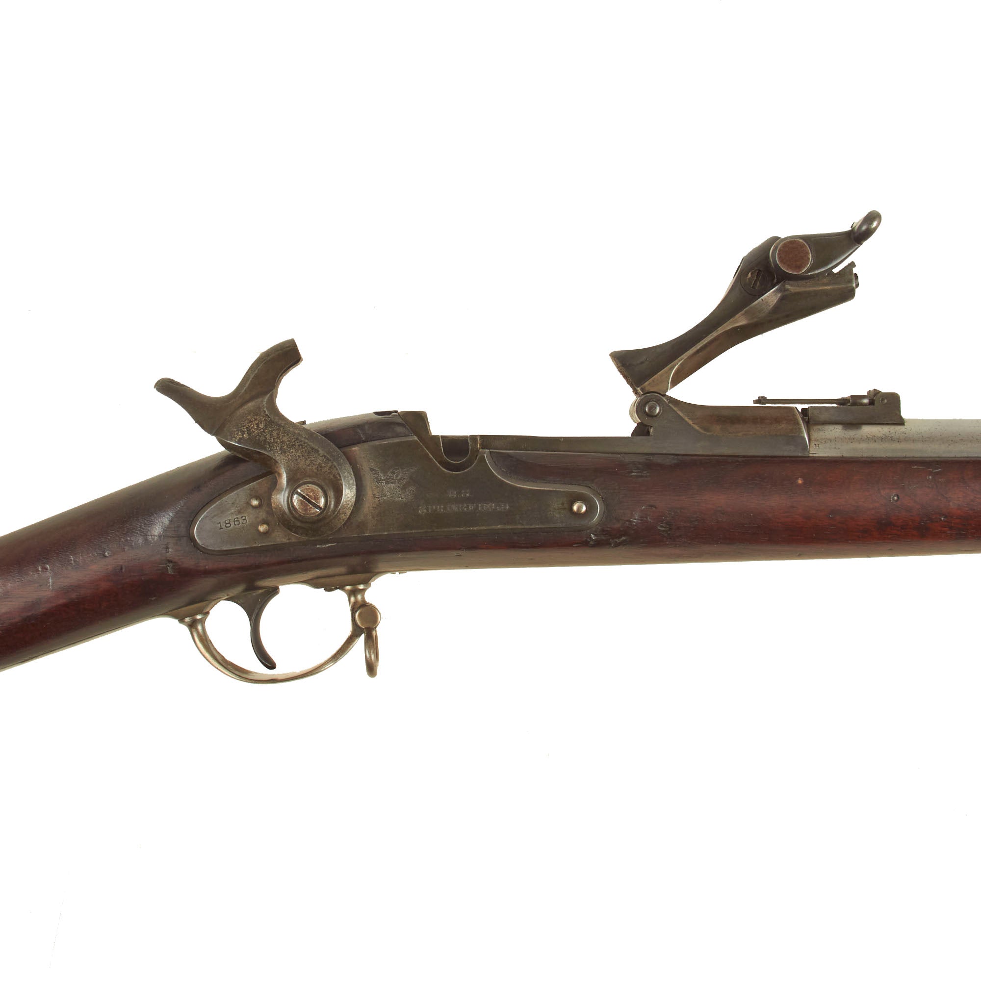 Original U.S. Civil War Springfield M-1863 Converted to M-1868 Allin T ...