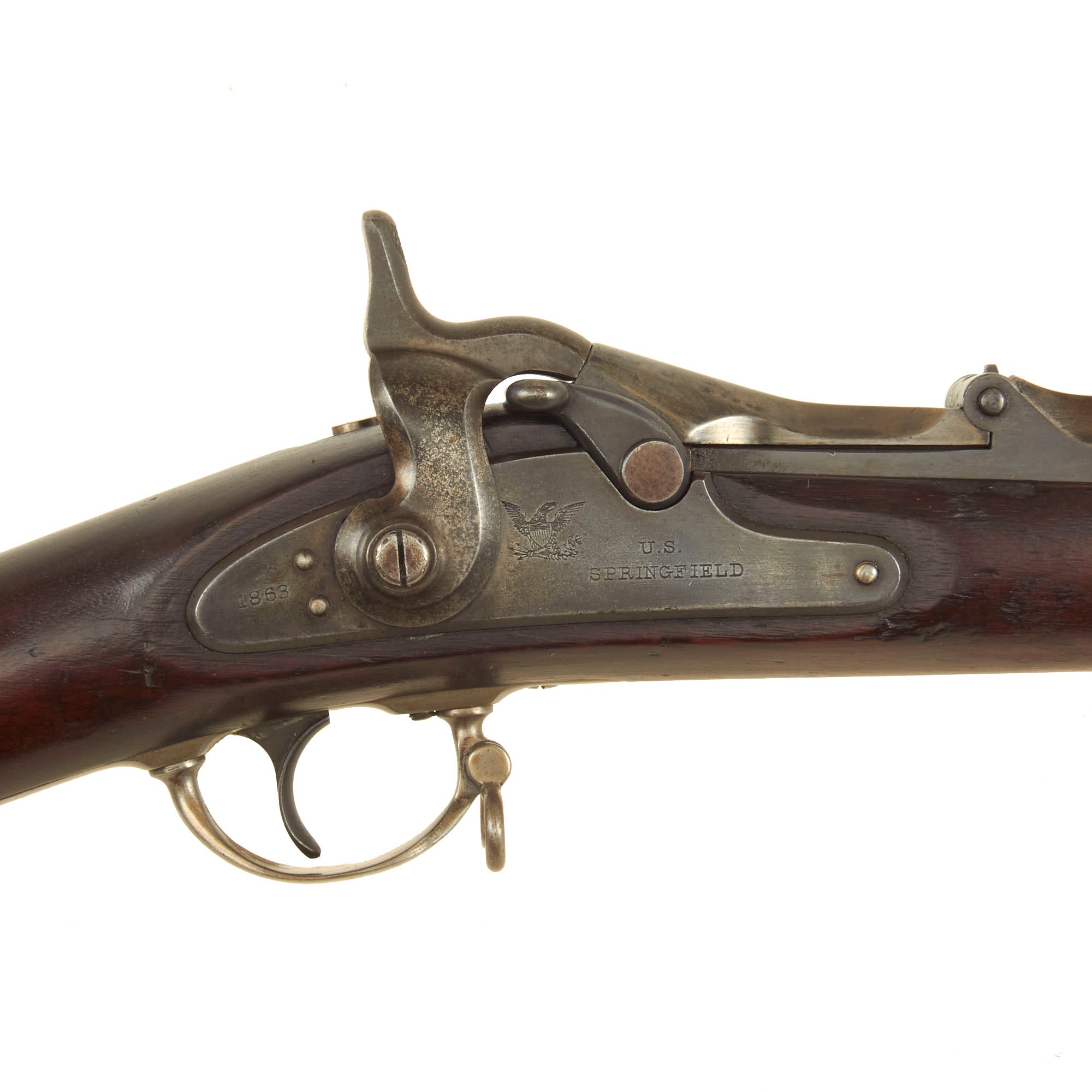 Original U.S. Civil War Springfield M-1863 Converted to M-1868 Allin T ...
