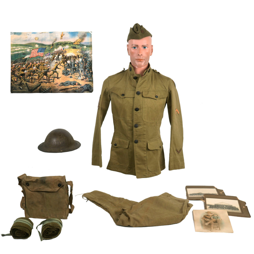 Original U.S. WWI 29th “Blue & Gray” Infantry Division, Machine Gun Ba ...