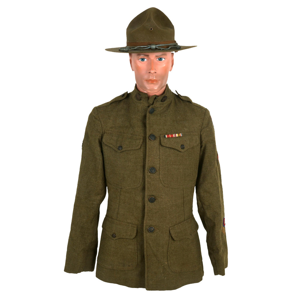 Original U.S. WWI Army Officer Engineer Named Painted Trunk Grouping ...