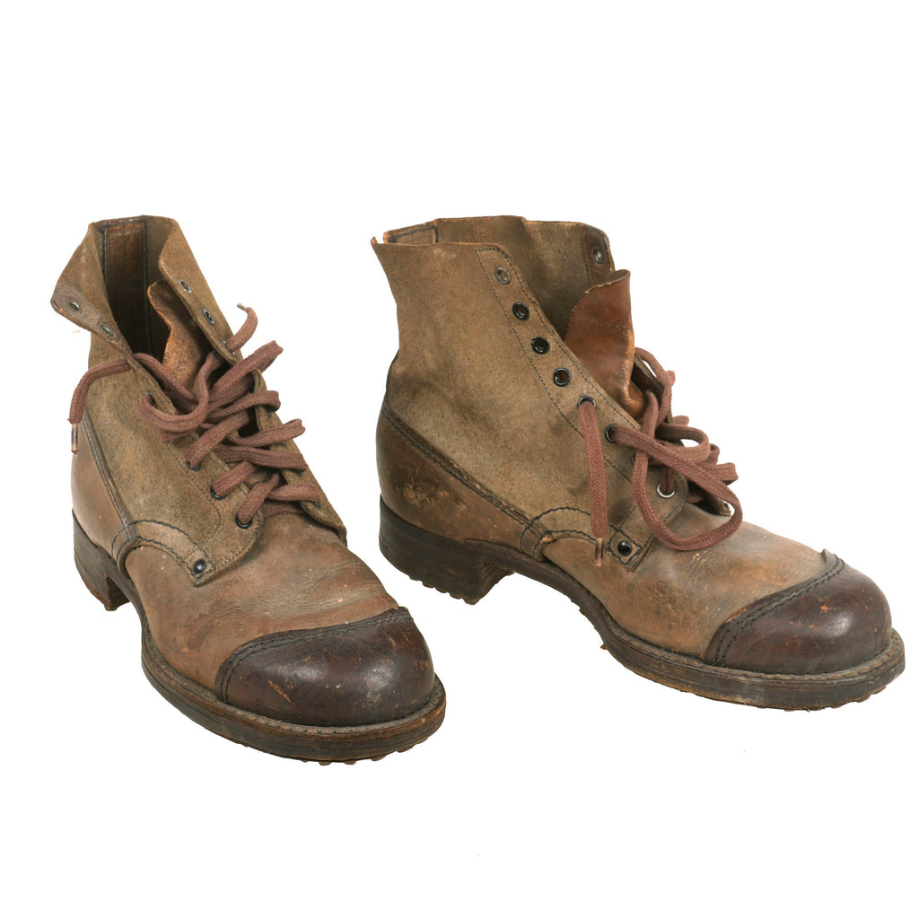 Original Italian WWI Rare M-1912 Ankle High Mountain “Low Boots” - Mat ...