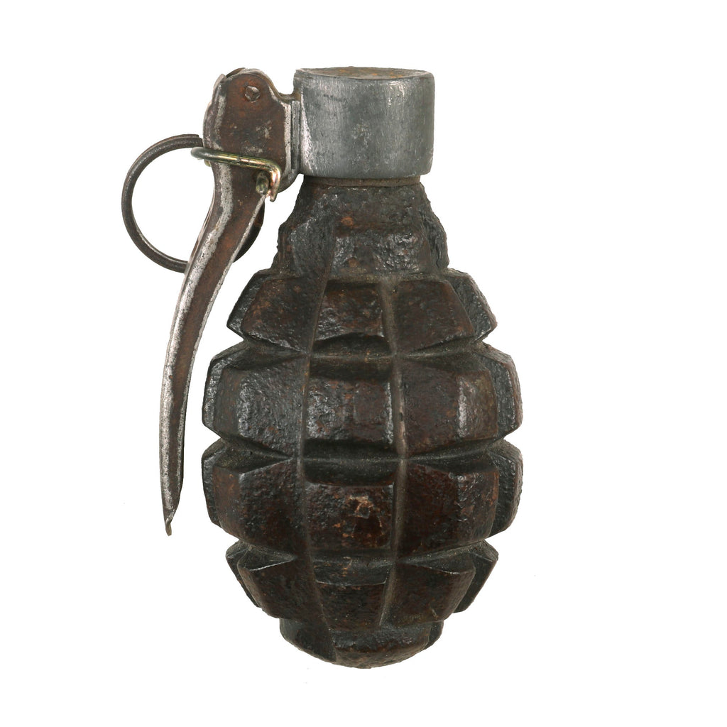 Original French WWII F1 Hand Grenade with Mle 1935 Fuze - Inert ...