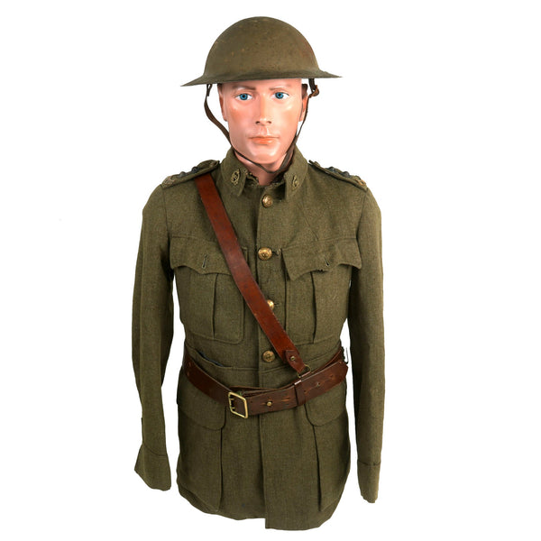 Original WWI ANZAC New Zealand Veterinary Corps Officer’s Uniform, Hel ...