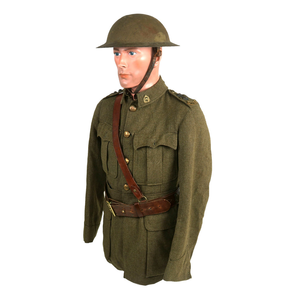 Original WWI ANZAC New Zealand Veterinary Corps Officer’s Uniform, Hel ...
