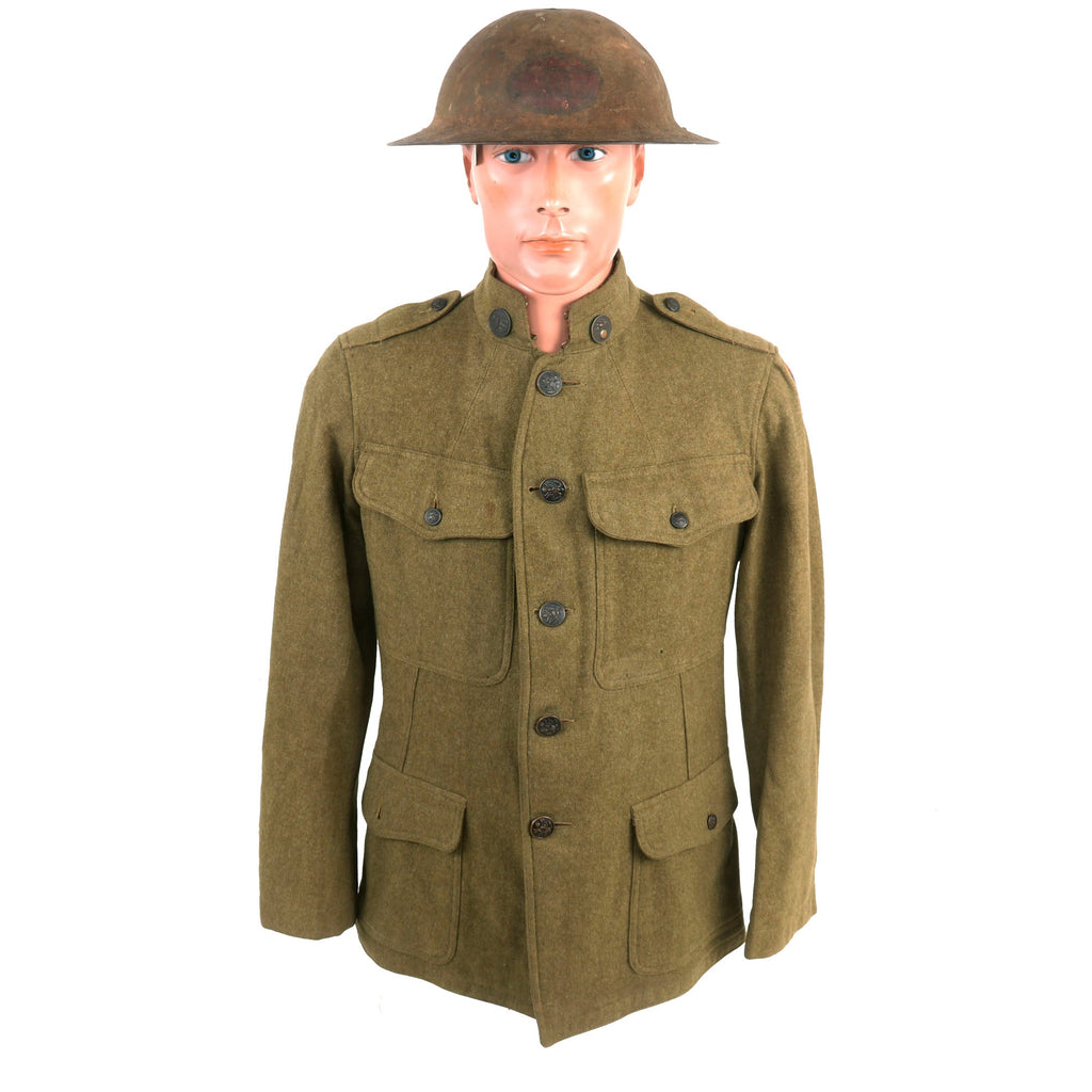 Original WWI US 30th Division “Old Hickory” Identified Uniform, Painte ...