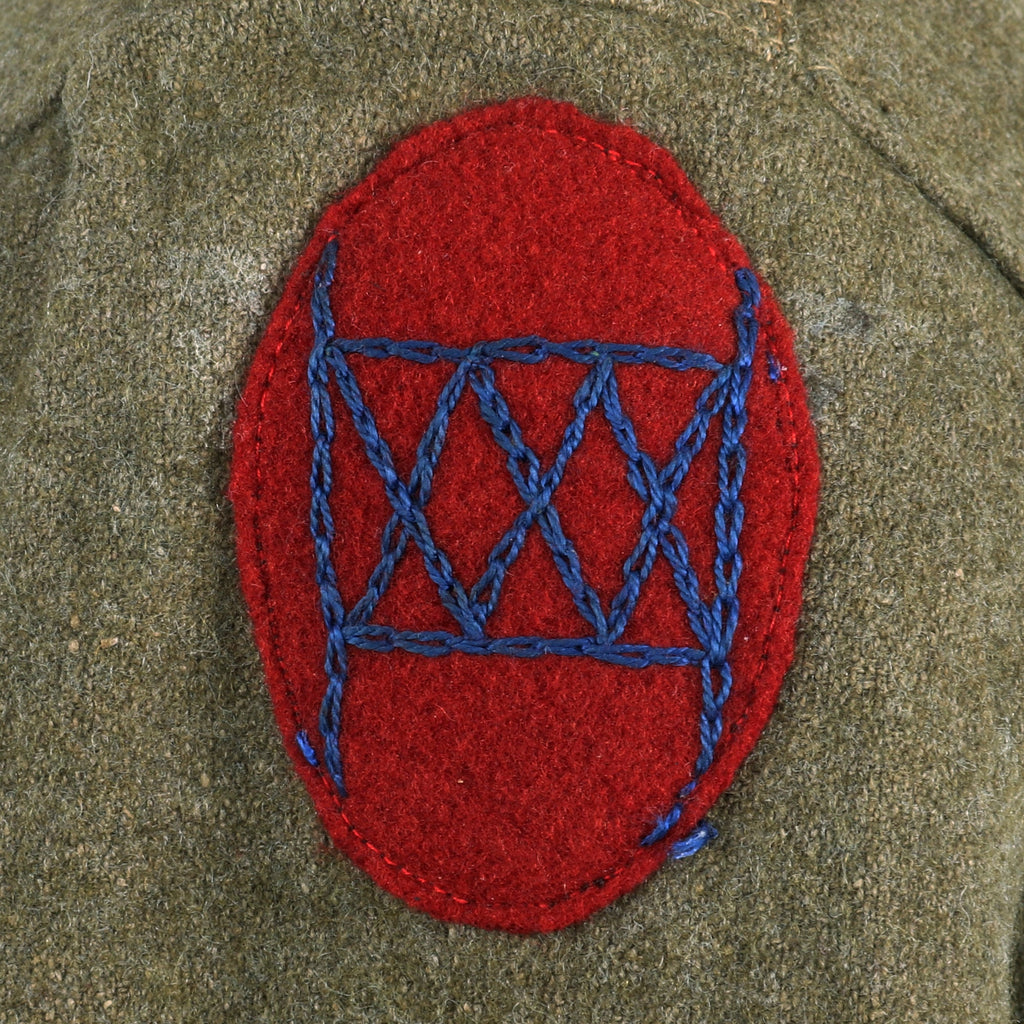 Original WWI US 30th Division “Old Hickory” Identified Uniform, Painte ...