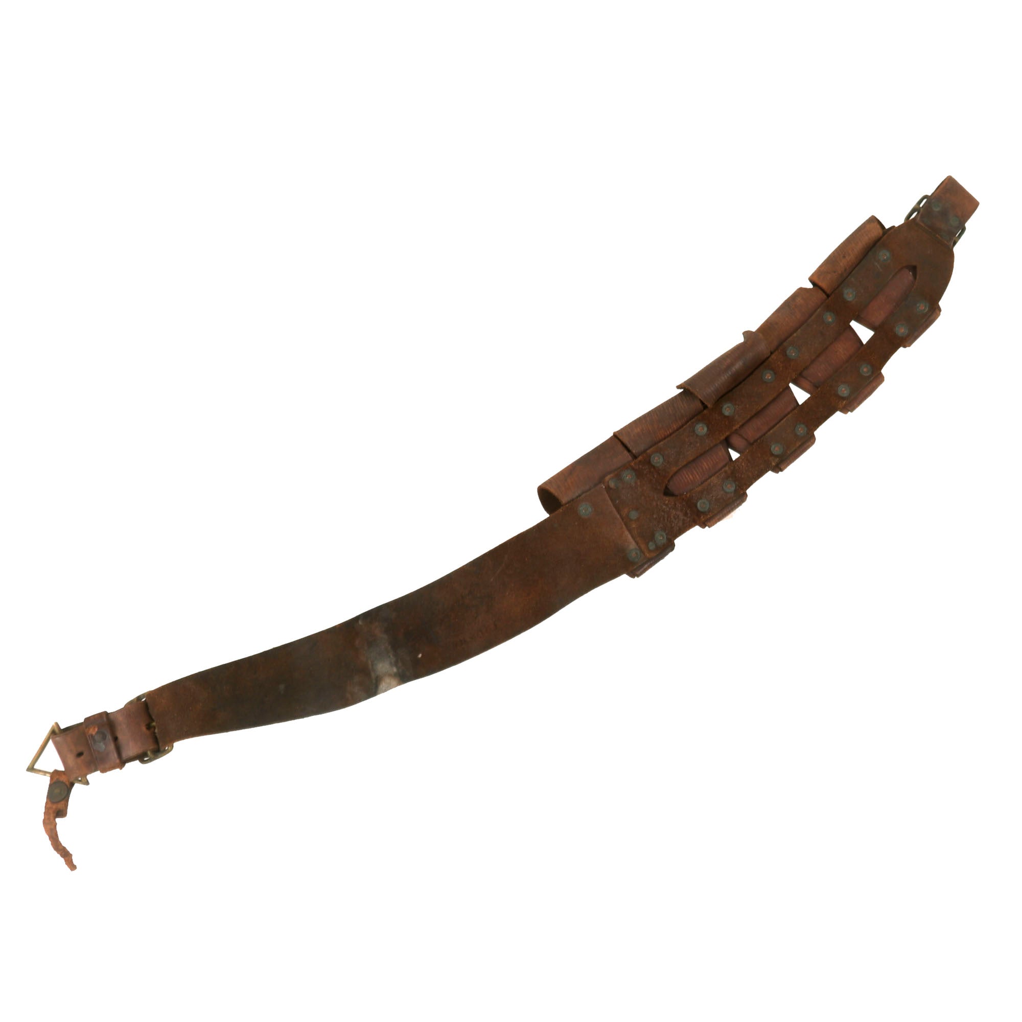 Original Australian WWI P-1903 Five Pocket Leather Cavalry Bandolier M ...