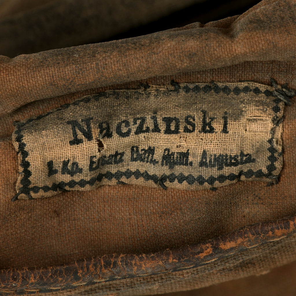 Original German WWII Tornister 34 Cowhide Backpack with Shoulder Straps ...