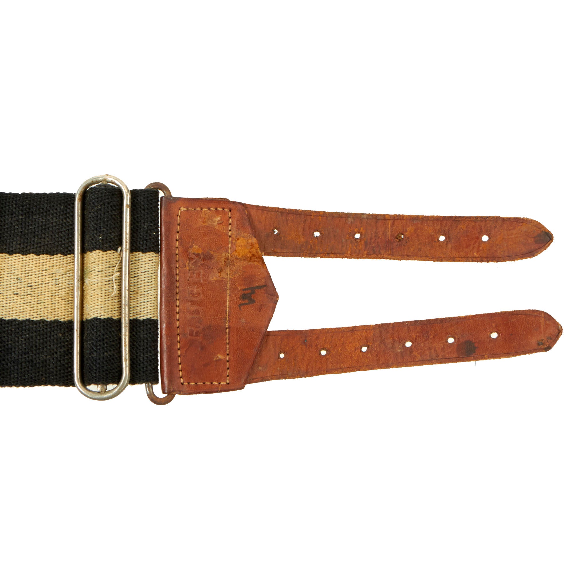 Original Canadian WWI Souvenir Hate Stable Belt With 14 Attached Items ...