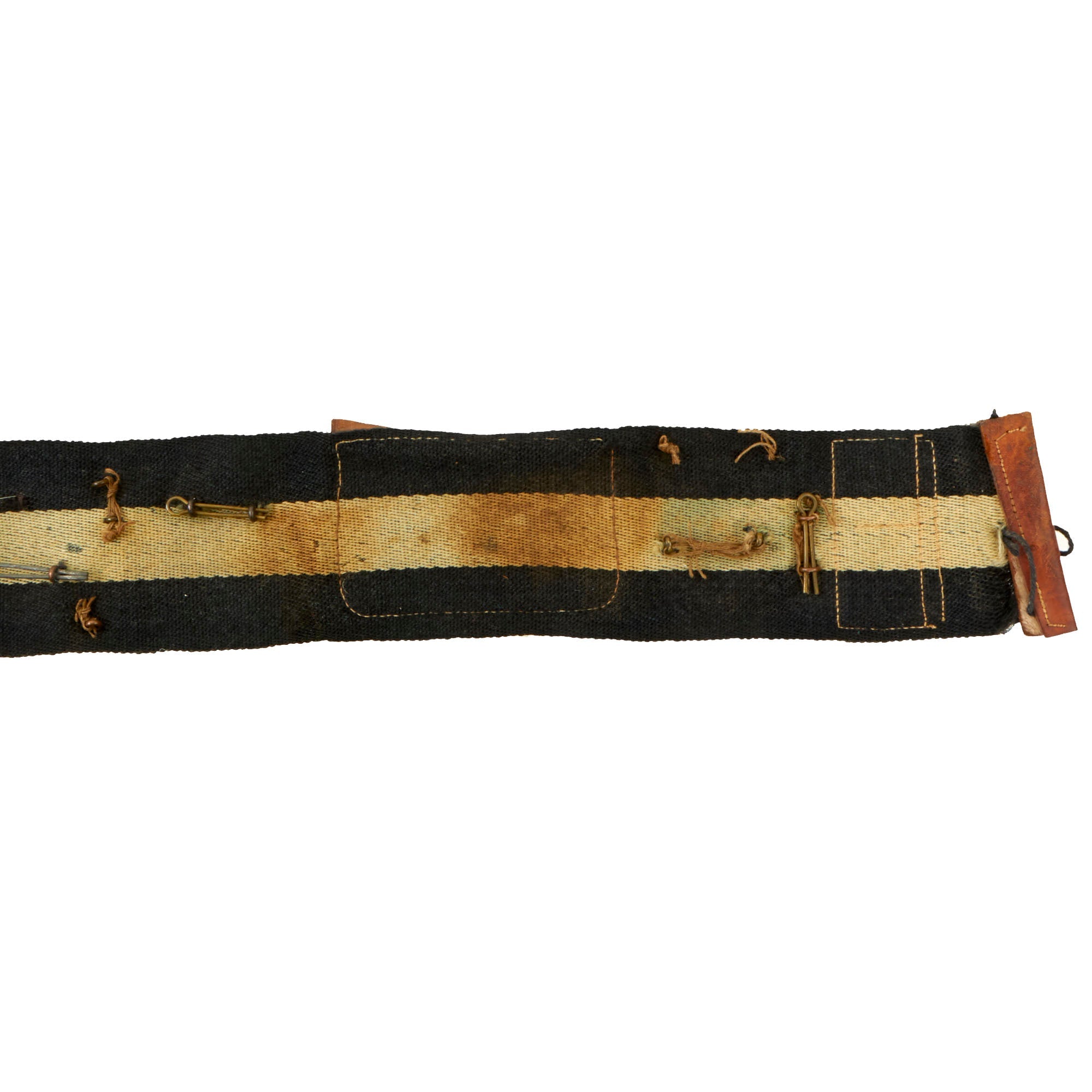 Original Canadian WWI Souvenir Hate Stable Belt With 14 Attached Items ...