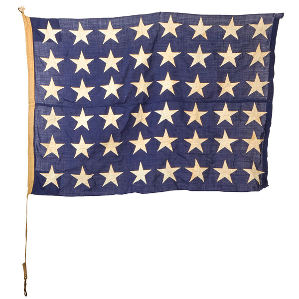 Original U.S. WWI Jack of the United States 48” x 35” Naval Ensign Wit ...