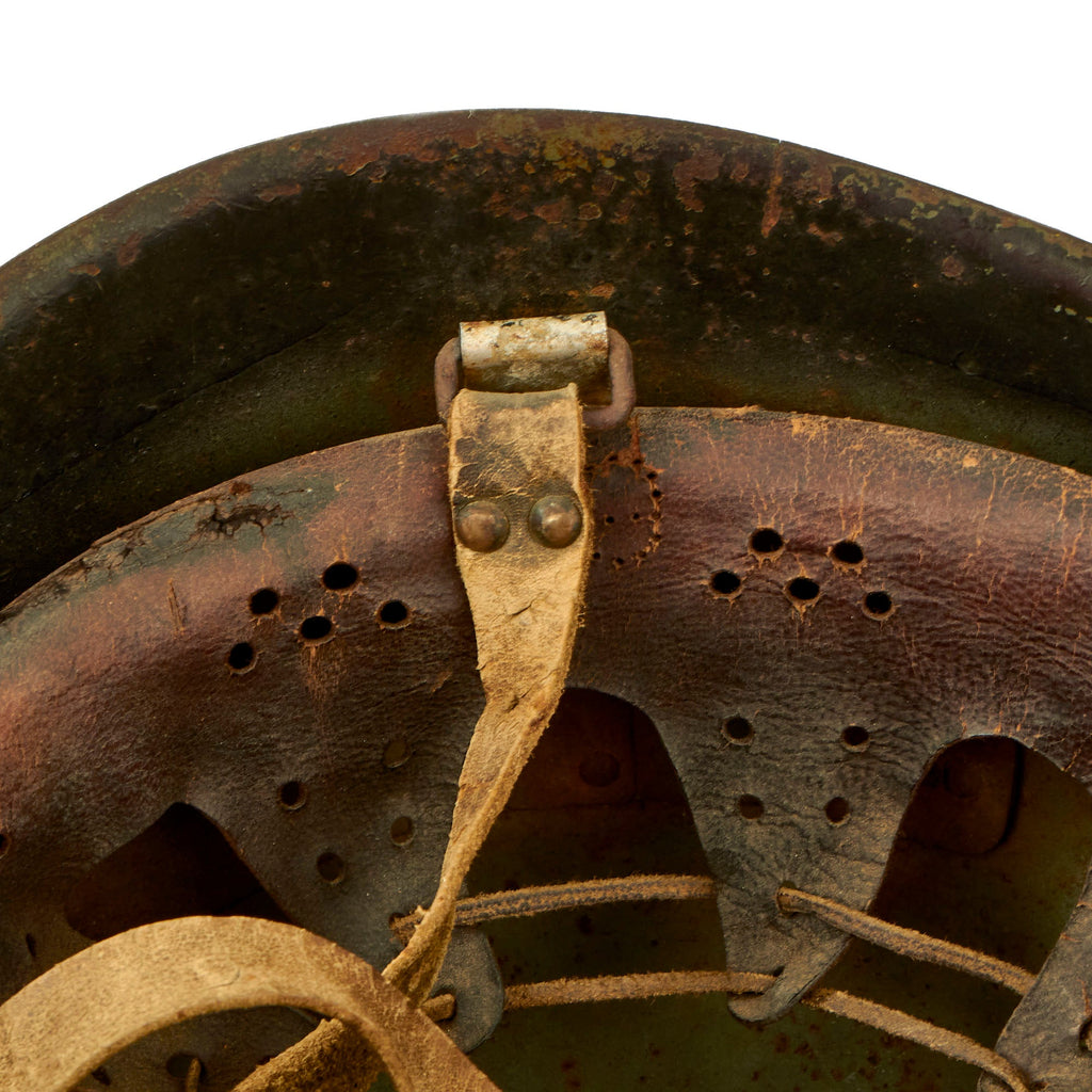 Original WWII Italian M33 Helmet marked with MVSN Blackshirts Stencil ...