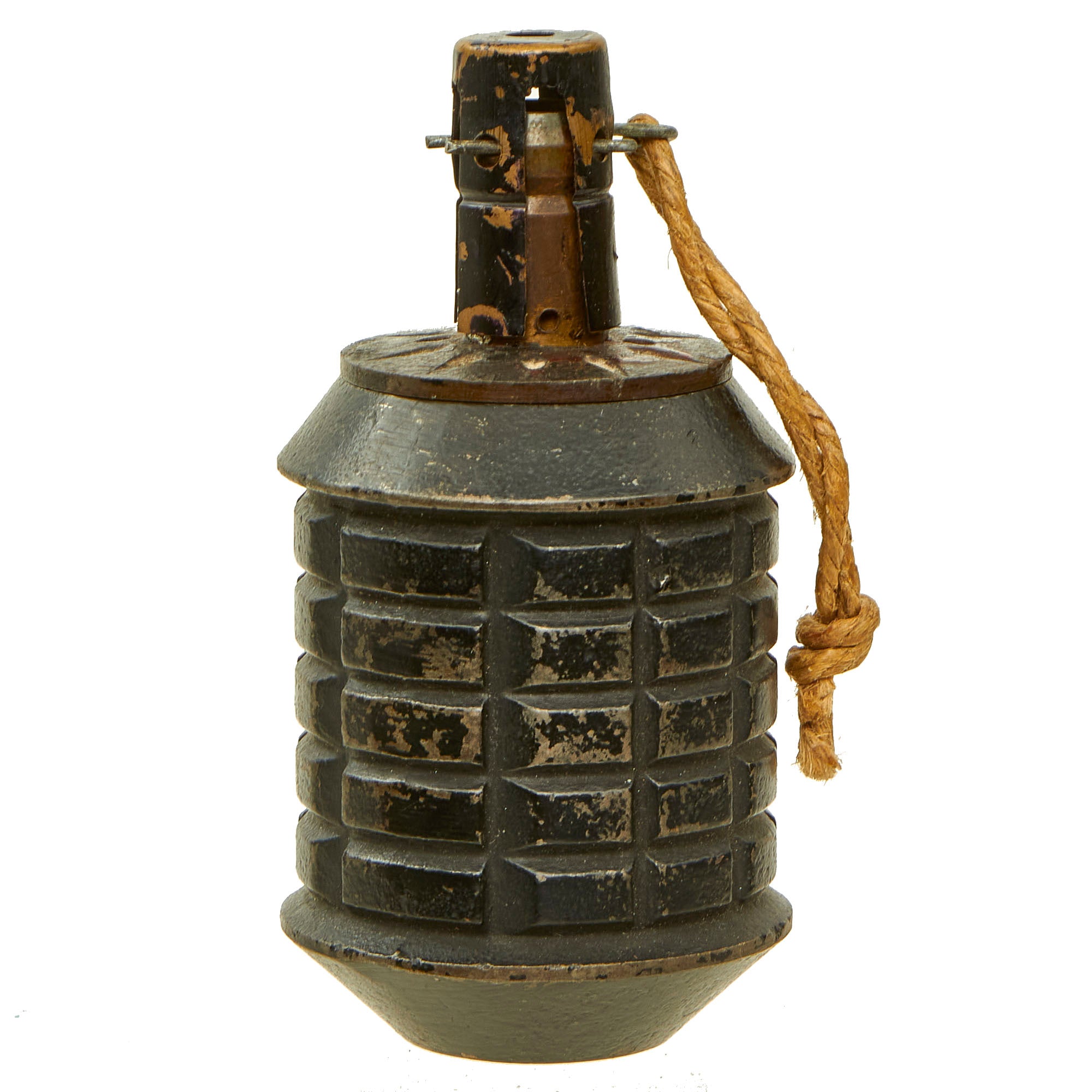 Original Japanese WWII Type 97 Inert Fragmentation Hand Grenade with F ...