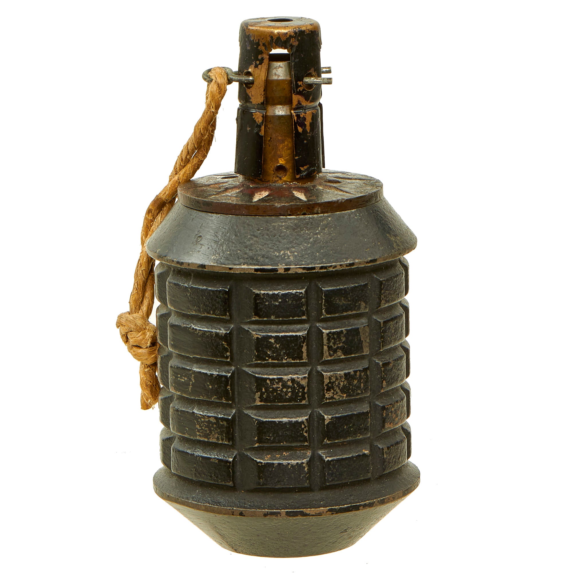 Original Japanese WWII Type 97 Inert Fragmentation Hand Grenade with F ...