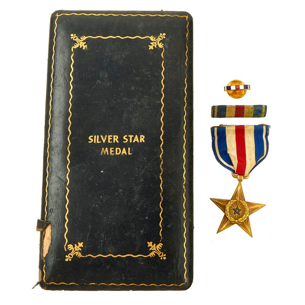 Original U.S. WWII Cased Numbered Silver Star Set By Bailey, Banks & B ...