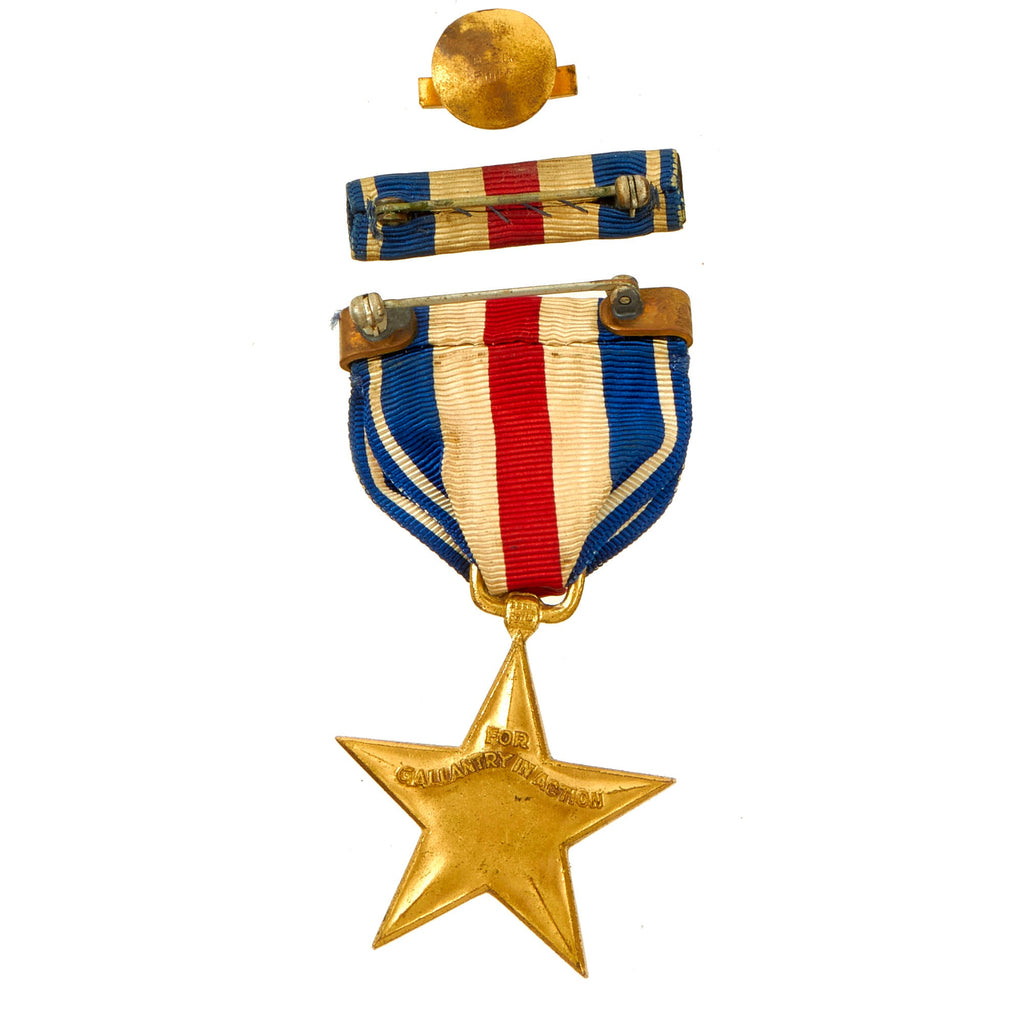 Original U.S. WWII Cased Numbered Silver Star Set By Bailey, Banks & B ...