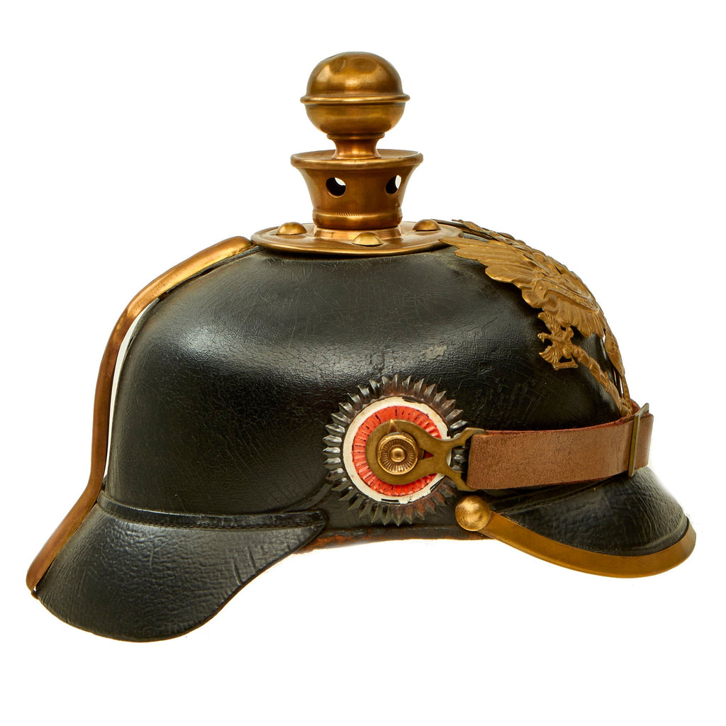 Original German WWI Complete Prussian M1895 Artillery Pickelhaube Helm ...