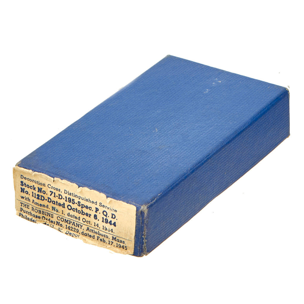 Original U.S. WWII Distinguished Service Cross With Box – International ...