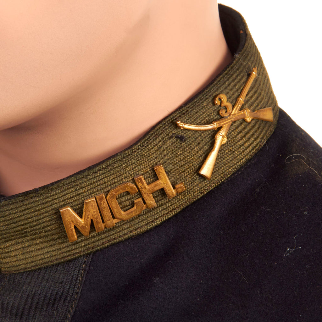 Original U.S. WWI M1895 Pattern Undress Jacket with Named M1902 Visor ...
