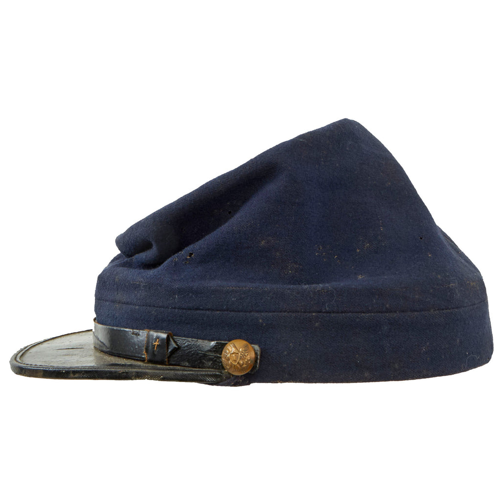 Original U.S. Civil War Commercial Chasseur Style Pattern Kepi With In ...