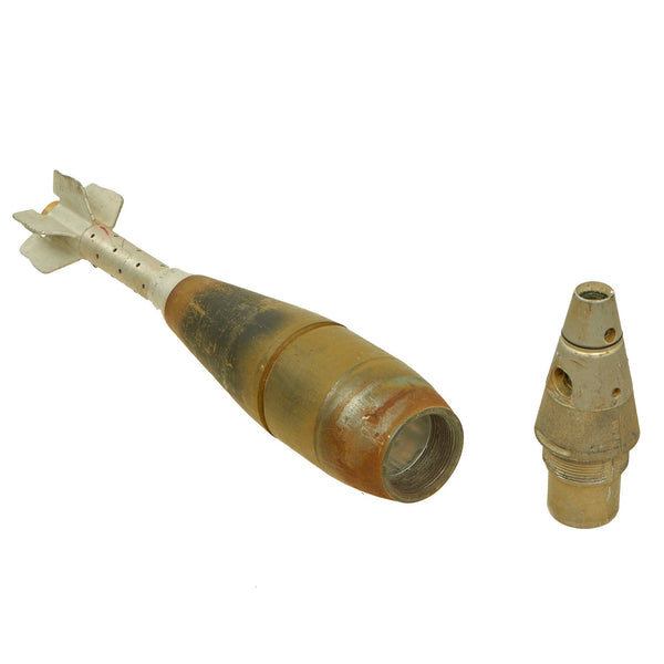 Original U.S. Vietnam War Inert M374A1 HE 81mm Mortar Round - Dated 19 ...