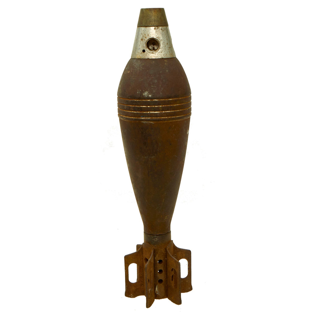 Original U.S. WWII Era INERT 81mm M43A1 HE Mortar Round With M52A2 PD ...