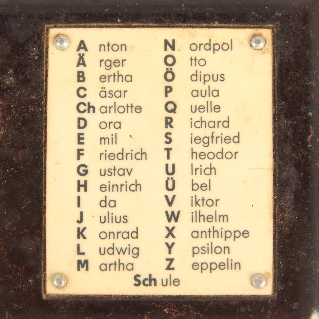 Original German WWII Model FF33 Wehrmacht 1942 Dated Field Telephone ...