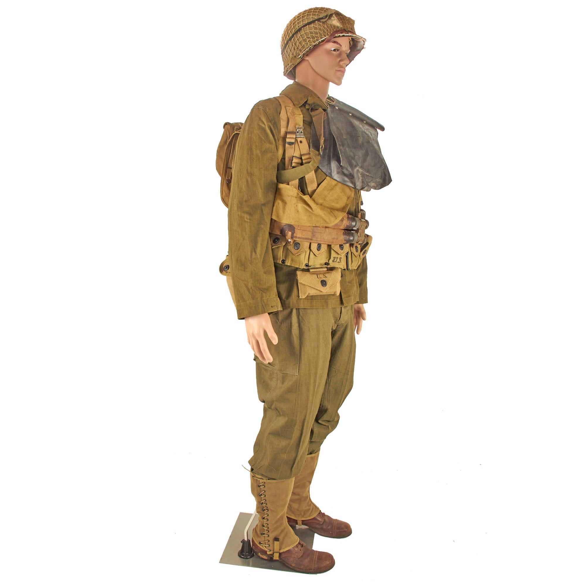Original U.S. WWII US Army D-Day Invasion Full Mannequin Set With Equi ...