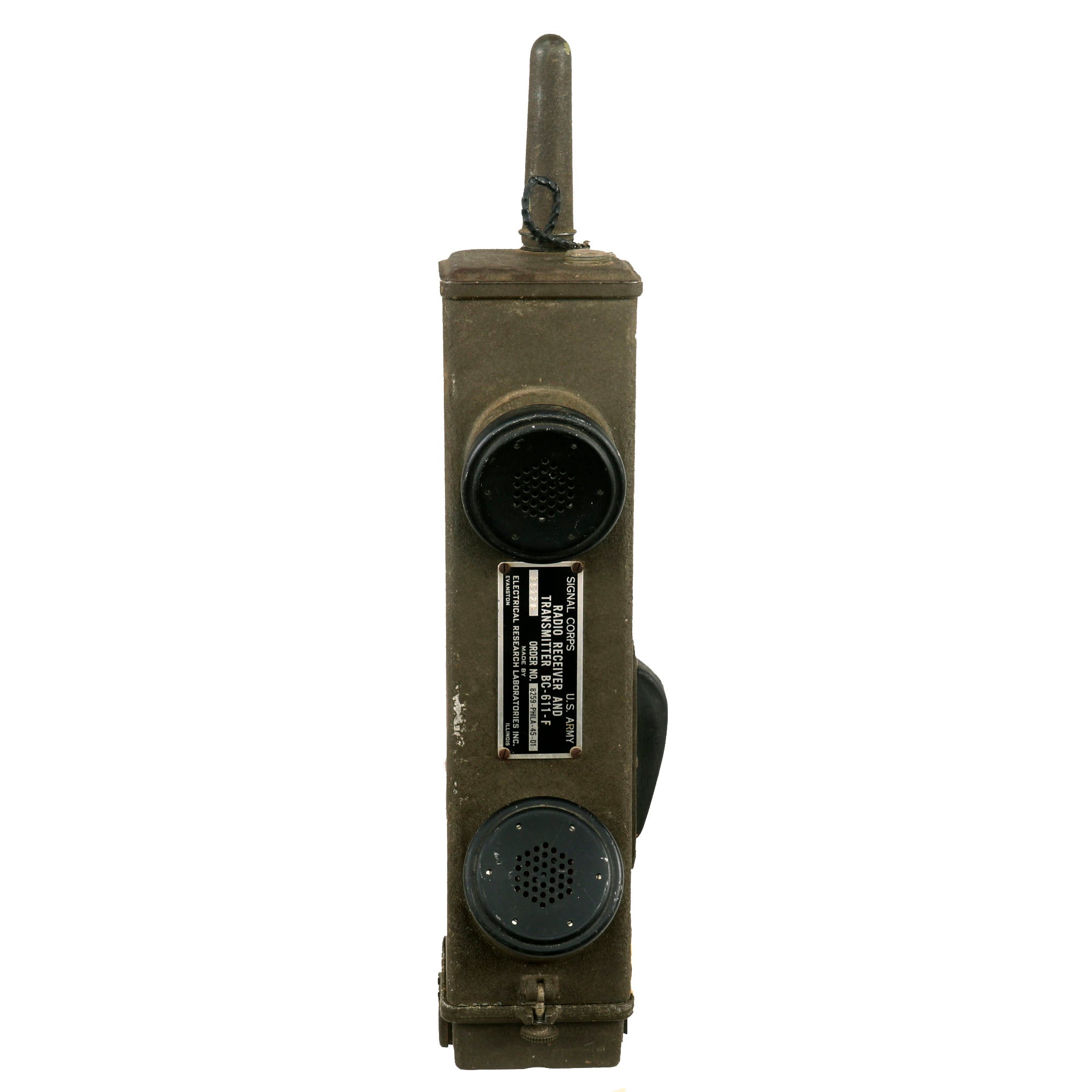 Original U.S. WWII Handie Talkie SCR-536 Radio Transceiver BC-611 -F – International Military ...