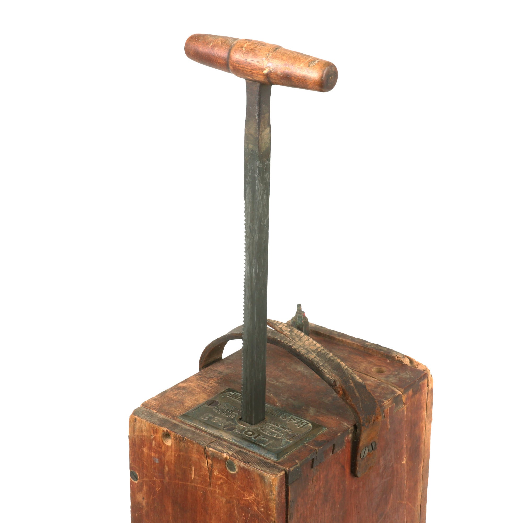 Original U.S. Late 19th Century Dynamite Blasting Machine Aetna Powder ...