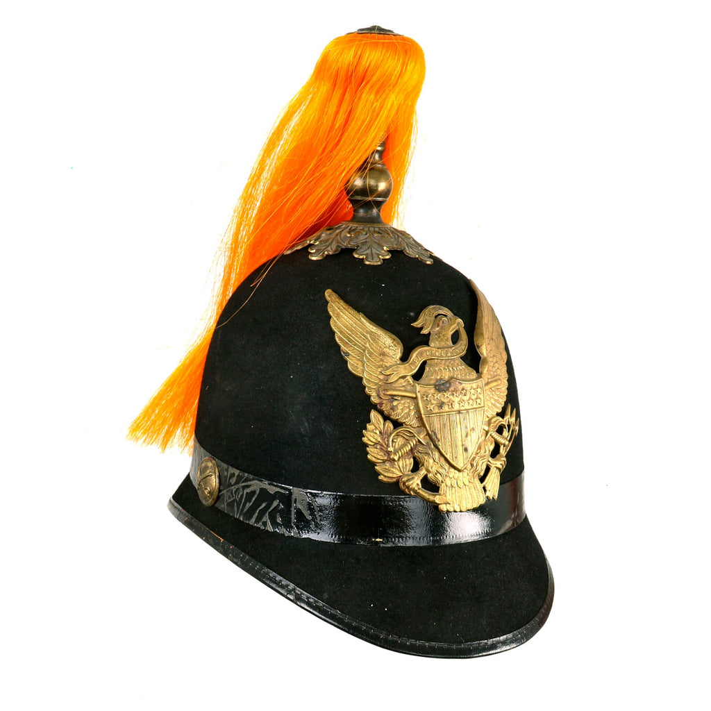 Original U.S. Indian Wars Cavalry M-1881 Blue Cloth Spiked Pith Helmet ...