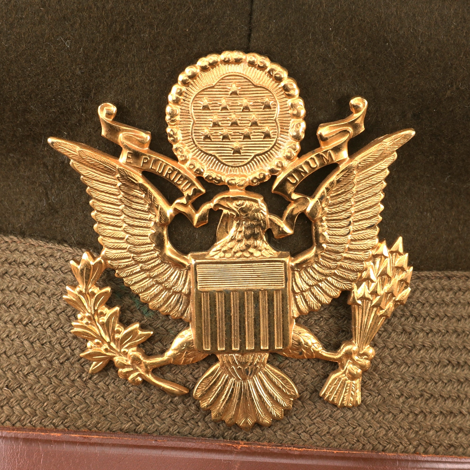 Original U.S. WWII US Army Officer’s Luxenberg Visor Cap Named to Capt ...