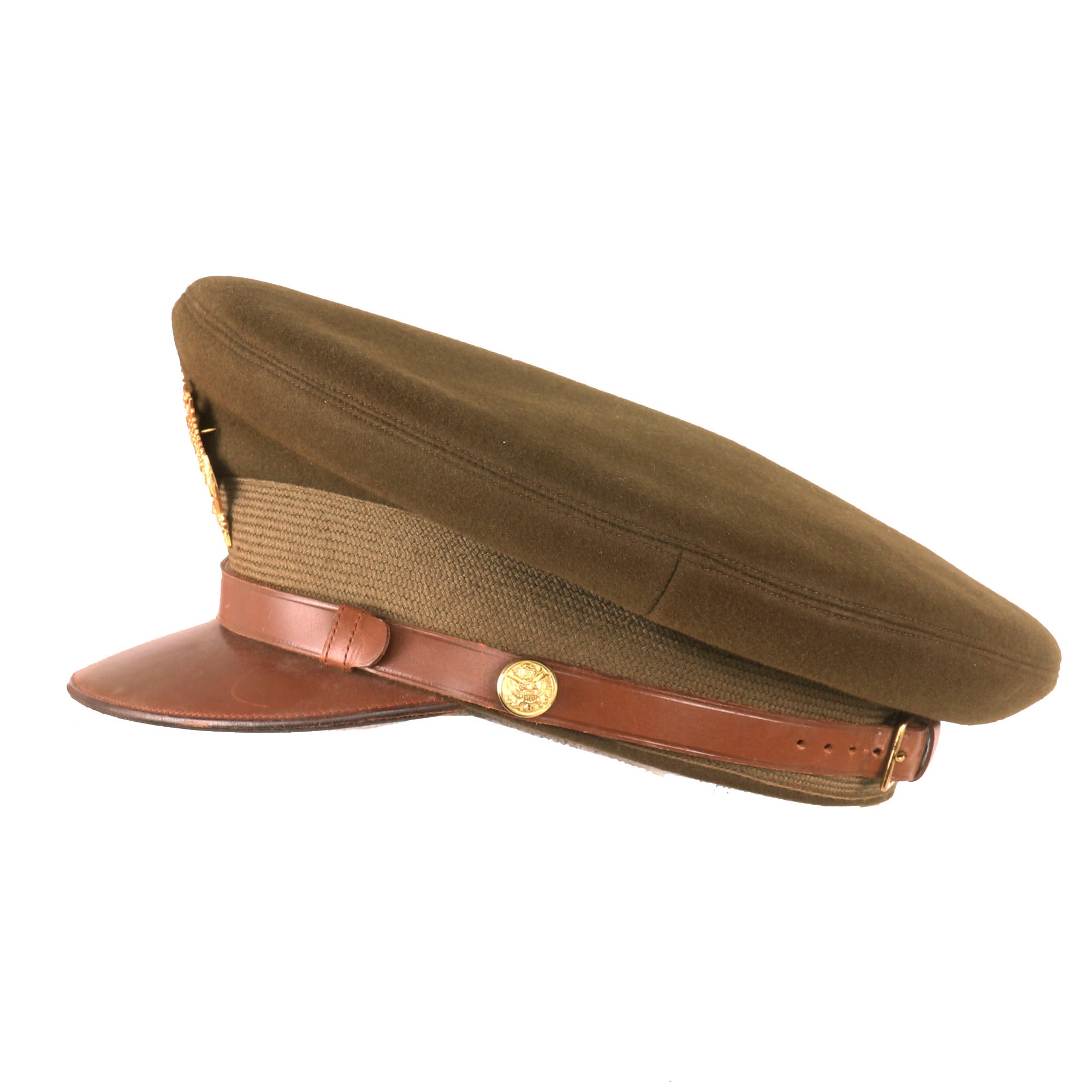 Original U.S. WWII US Army Officer’s Luxenberg Visor Cap Named to Capt ...